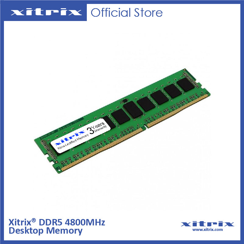 Xitrix® DDR5 4800MHz Desktop Memory – Xitrix Computer Corporation