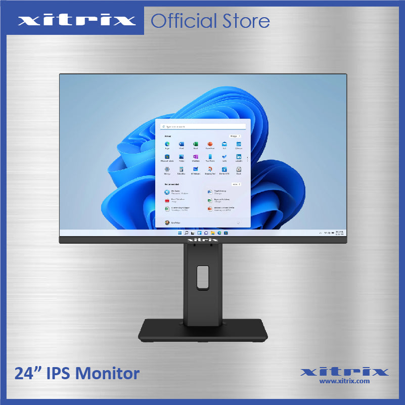 Xitrix® WFP2420 24" Full HD 144Hz Professional IPS Monitor (Height Adj ...