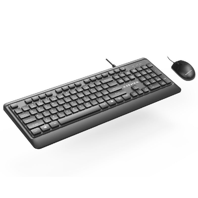 Xitrix® Ergonomic Design USB Business Keyboard and Mouse (XPN-KM120 ...
