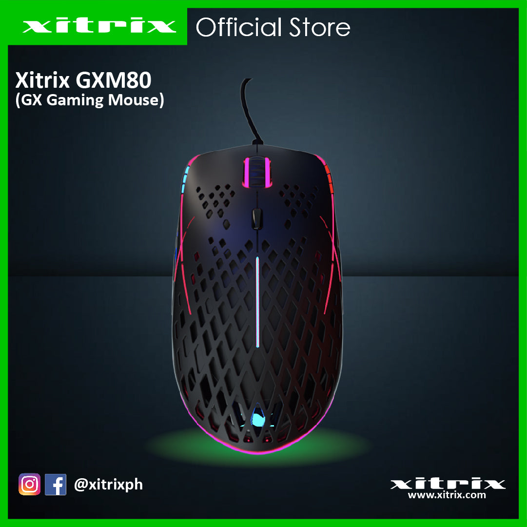 GXM80 RGB Elite Gaming Mouse – Xitrix Computer Corporation