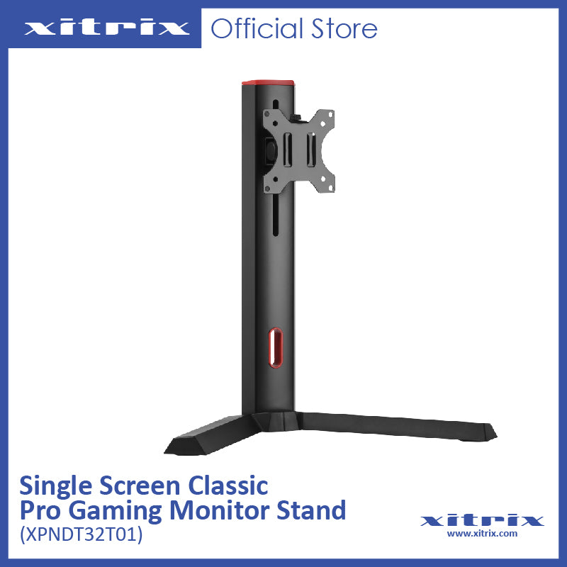 Xitrix® Single Screen Classic Pro Gaming Monitor Stand (XPN-DT32T01 ...