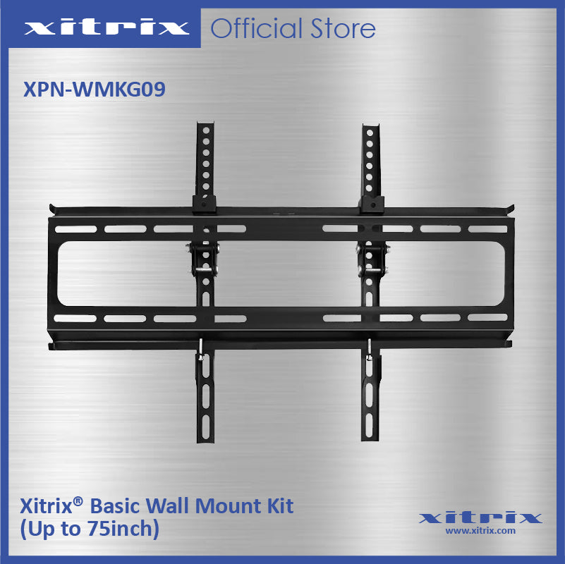 Xitrix® Basic Wall Mount Kit (Up to 75inch) – Xitrix Computer Corporation